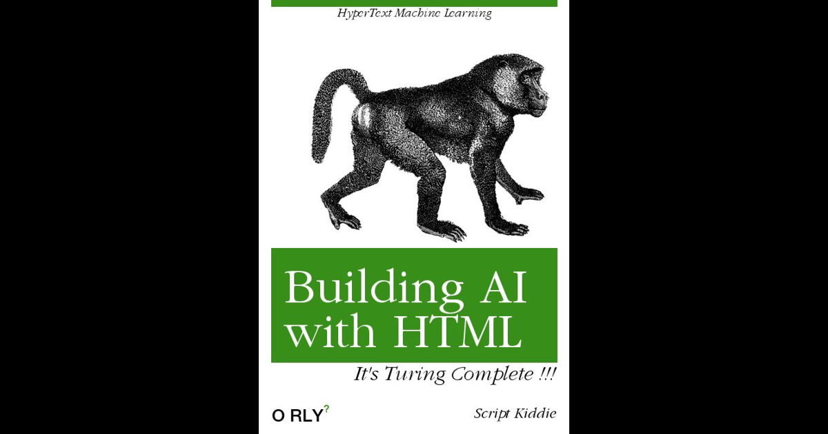 Building AI with HTML | O'RLY Covers