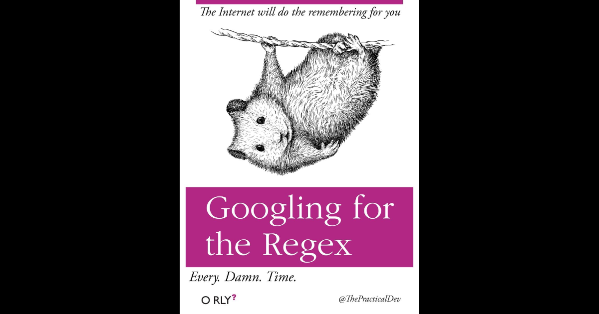 Googling for the Regex | O'RLY Covers