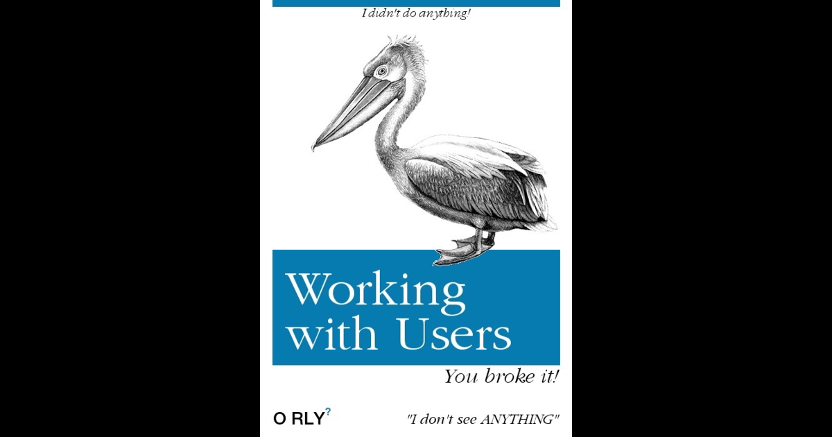 Working with Users | O'RLY Covers